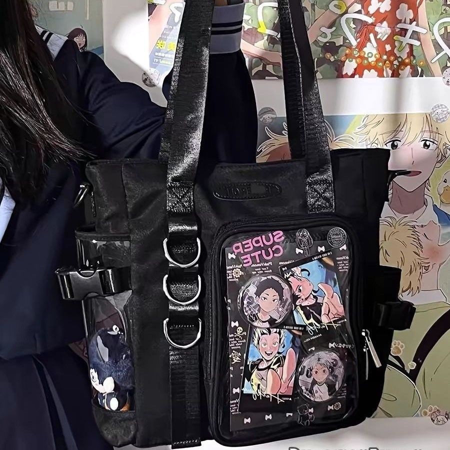 Large Capacity Student Shoulder Bag for Class Female Japanese Schoolbag ...