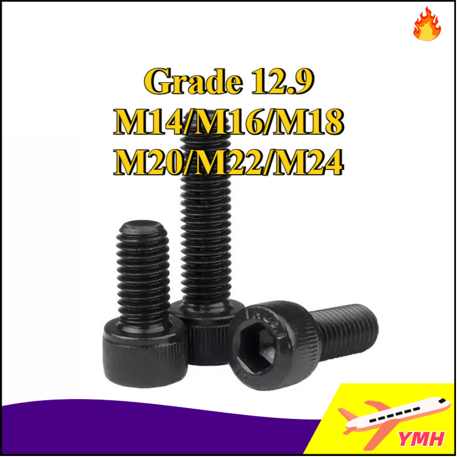 [Prompt Delivery] Grade 12.9 Allen Black Capscrew / Allen Bolt Socket ...