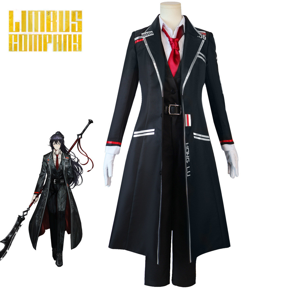 Limbus Company Cos Clothes Hong Lu Faust Cos Clothes Long Game Black ...