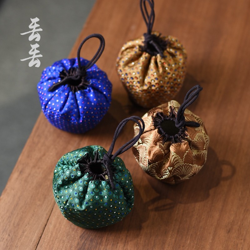 Joni Brocade Cloth Bag Tea Set Tea Cup Travel Portable Packaging ...