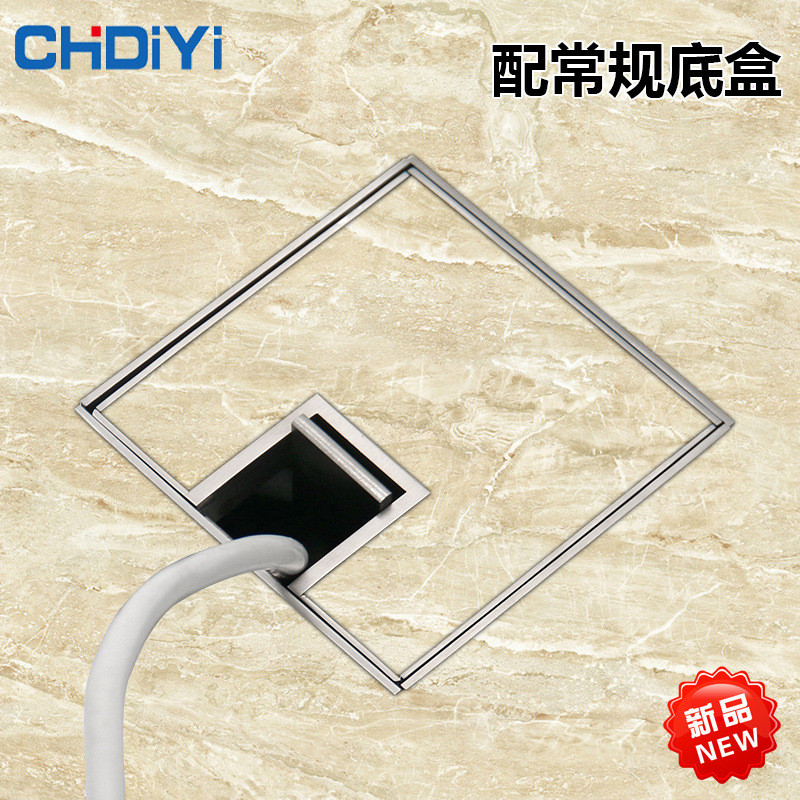 304 Stainless Steel Ground Socket Household Waterproof Hidden Inlaid ...