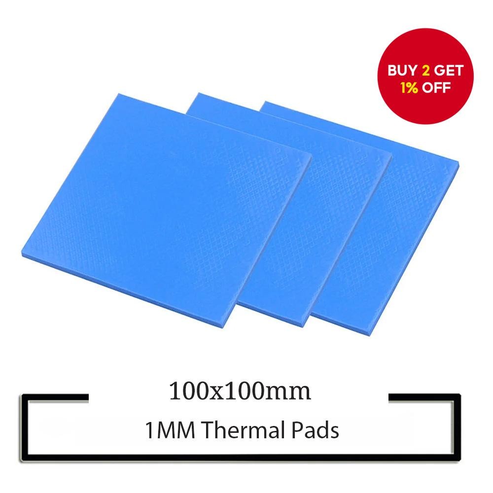 Heat GPU Silicone Thermal Pad 1mm*100*100mm for Laptop IC VGA Card CPU ...