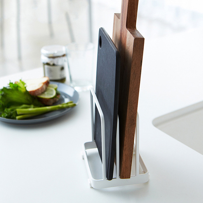 LOVESHOPPING Cutting Board Organizer Layered Cutting Board Rack ...