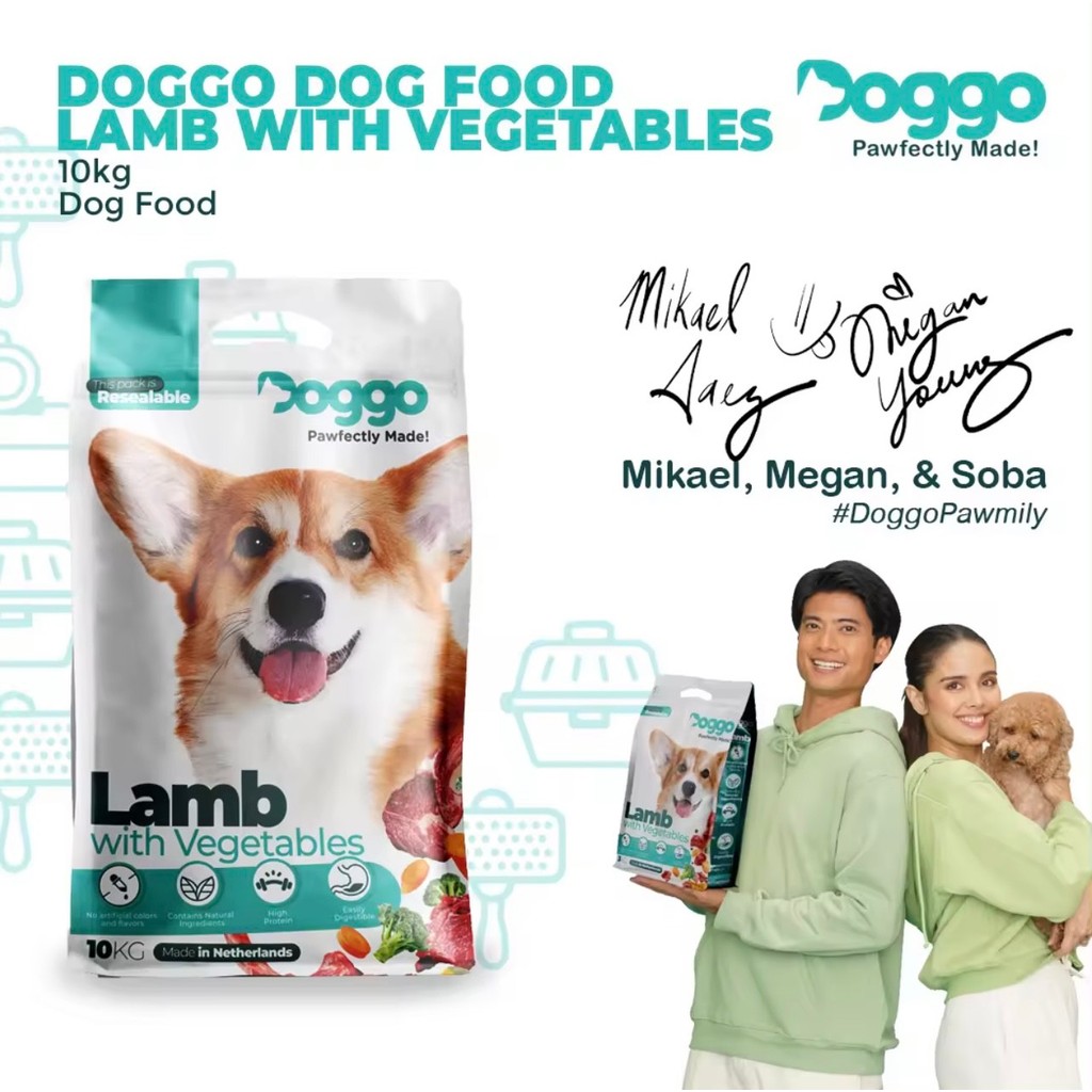 Doggo Lamb with Vegetables Dry Dog Food 10kg | Shopee Philippines