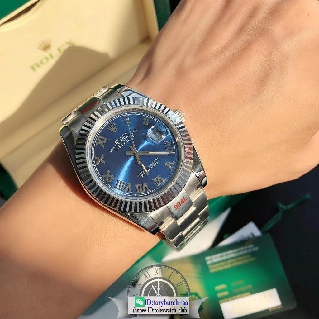 Rolex oyster perpetual datejust men's analog chrono casual business ...