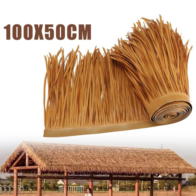 Simulated Thatched Scenic Roof Area Decoration Fake Straw Roof Plastic ...