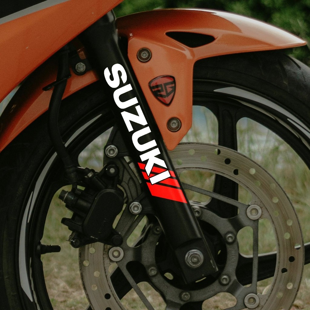 SUZUKI Front Suspension Sticker for Motor Stickers Waterproof Decals ...