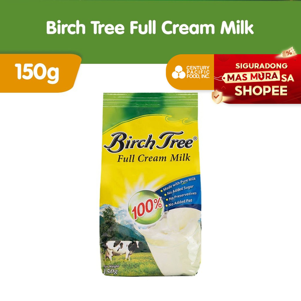 Birch Tree Full Cream Milk 150g - Made from Pure Cow’s Milk with No ...