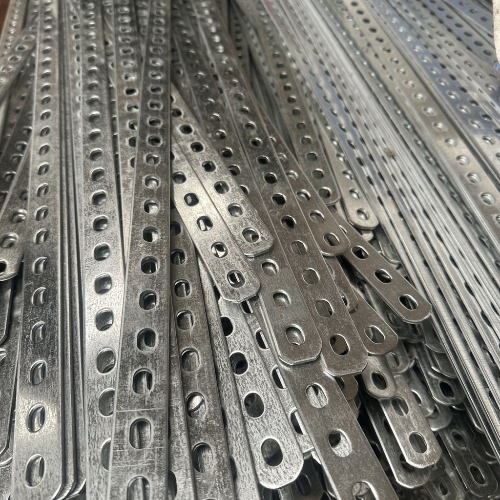 Universal Galvanized Flat Iron Bar with Holes Adjustment Iron Bar ...
