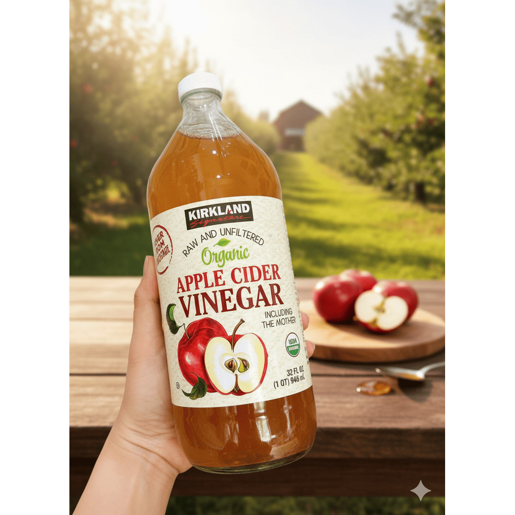 Organic Apple Cider Vinegar from Kirkland Signature brand 1 BOTTLE ...