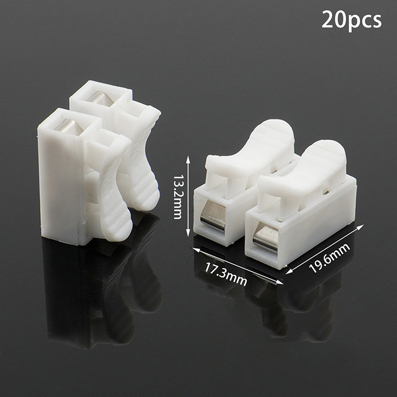 openwaterd 20Pcs No Solding Quick 1P 2P 3P Cable Wire Connector No ...