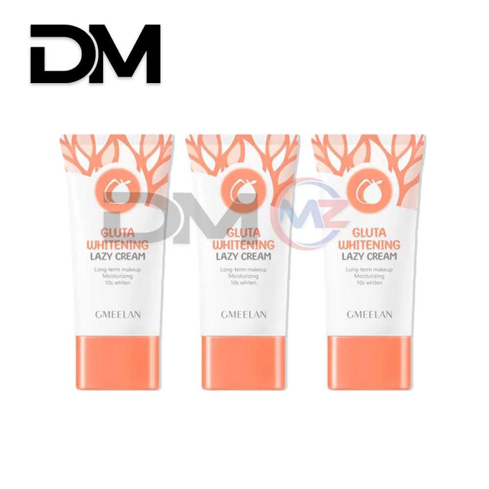 DM ( SET OF 3 ) GMEELAN Gluta Whitening Lazy Cream Facial Whitening ...