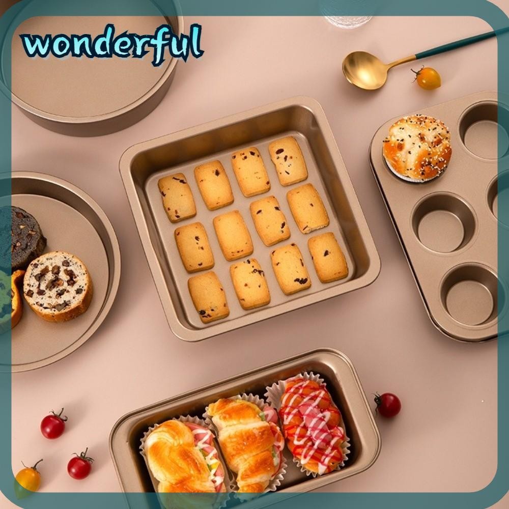 WONDER Baking Pans Sets, Nonstick Heavy Duty Kitchen Baking Sheets ...