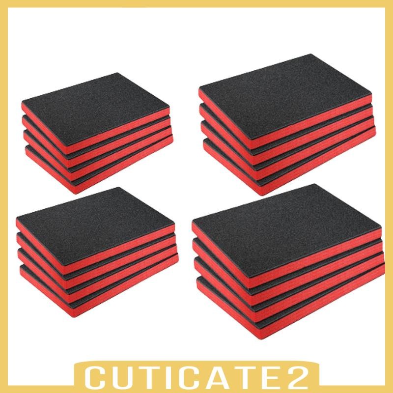[Cuticate2] 4x Tool Box Foam, Foam Sheets Tool Box Liner Easy to Use ...