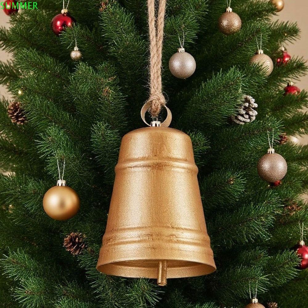 SUMMER Metal Hanging Bells, Handmade Corrosion Resistant Christams Cow ...
