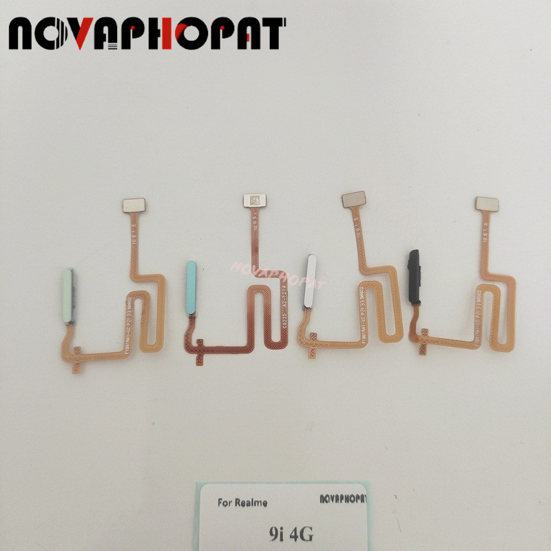 For Realme 8i / 9i / 9 Pro 5G Fingerprint Flex Power On Off Switch Home ...