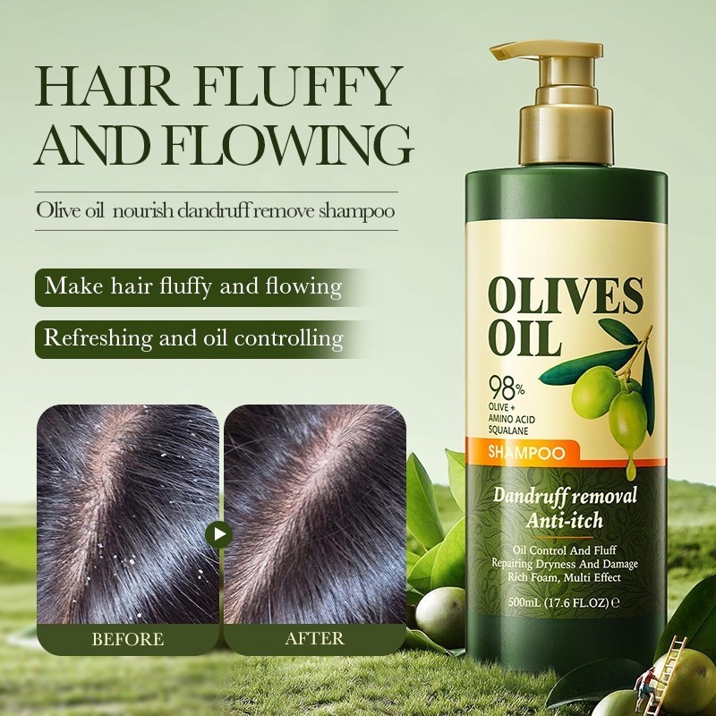 Original Olive Oil Anti-Dandruff Shampoo for Flake-Free Scalp and ...