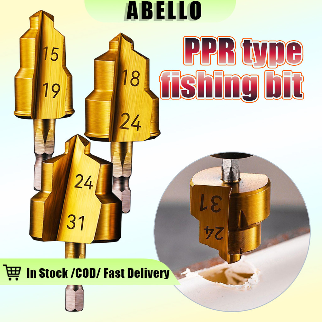 PPR Pipe Reaming Drill Bits Set 20/25/32mm Hex Shank Hole Expanding ...