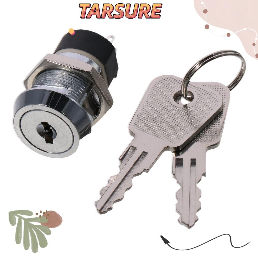 TARSURR Push Button Switch, 2NO 2NC Electric Electric Keylock ...