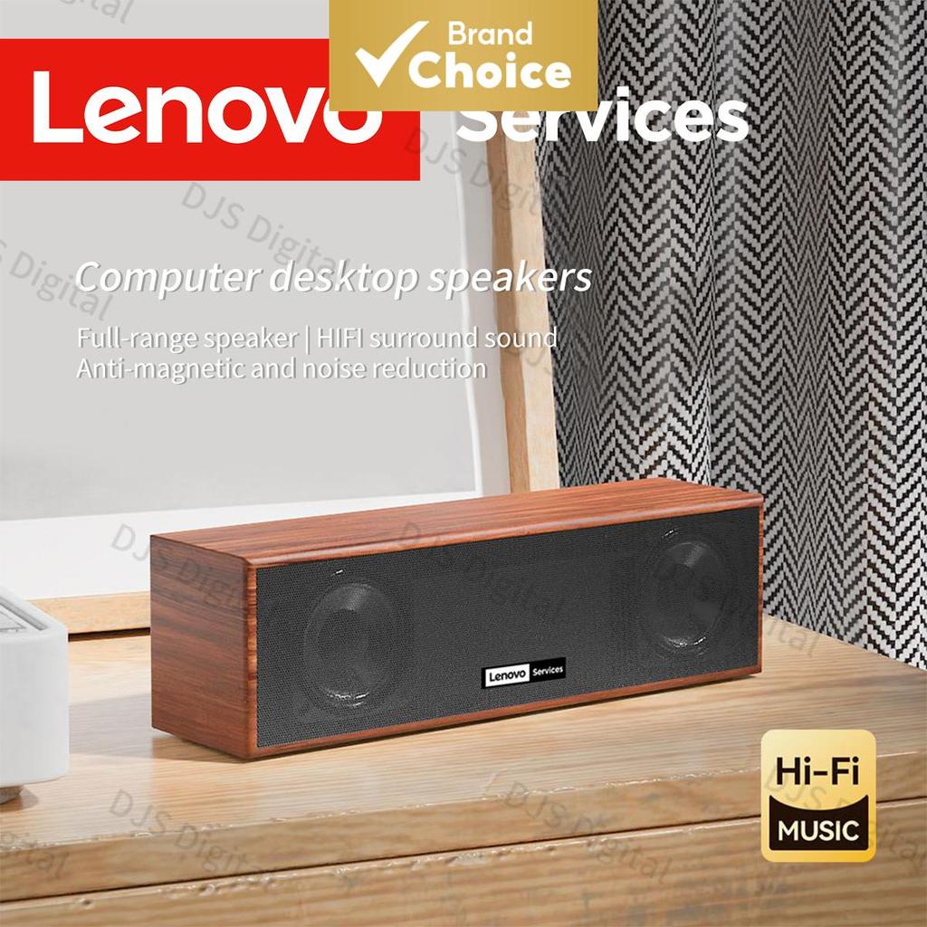 Lenovo C01 Portable Desktop Computer Speakers 360 Stereo Surround Sound ...