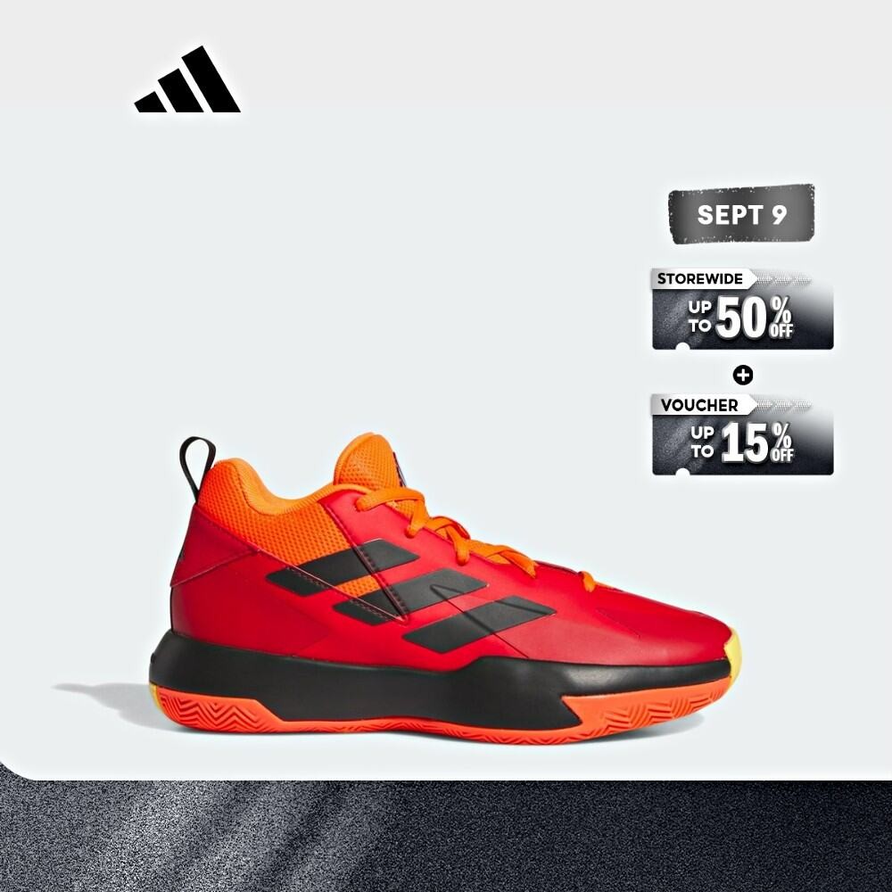 adidas Basketball Cross Em Up Select Mid Trainers Kids Unisex Red ...