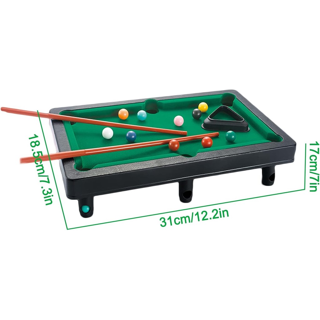 Home Office Desk Stress Relief Games Mini Pool Table Tabletop Desktop ...