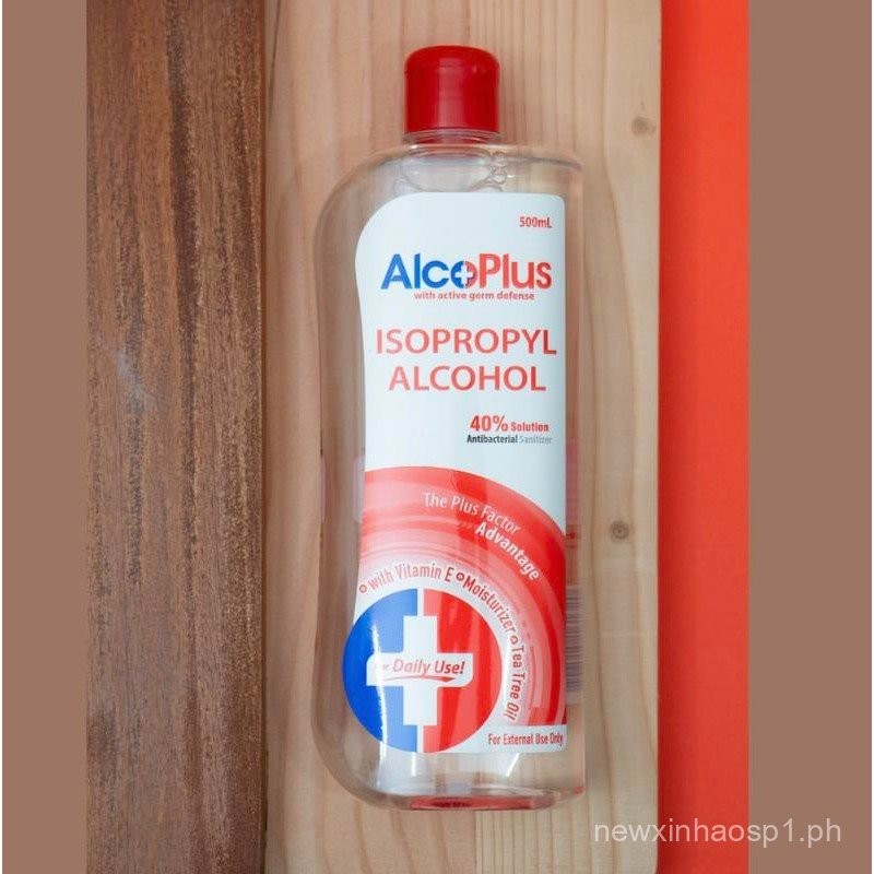 AlcoPlus Red 40% Isopropyl Alcohol (500ml) | Shopee Philippines