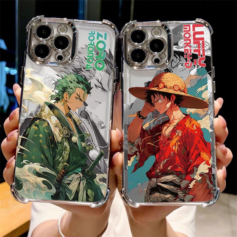 Anime One Piece Luffy Zoro Phone Case For IPhone 16 15 14 13 Pro Max ...