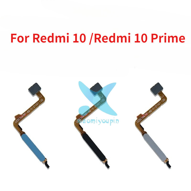 Fingerprint Sensor Flex For Redmi 10 Redmi 10 Prime Finger Print Power ...