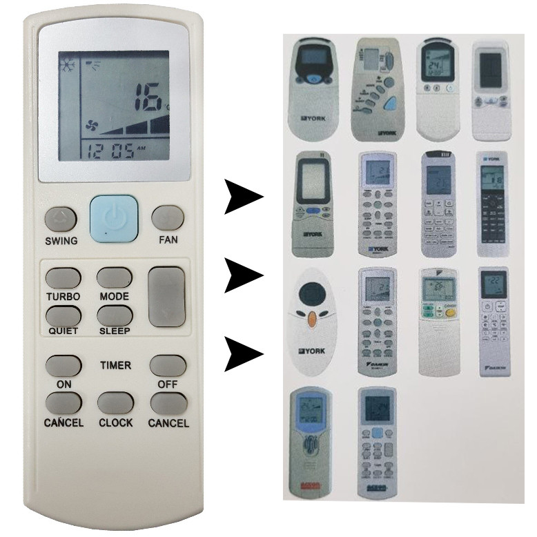 NiLANK Universal Remote Control for DAIKIN Air Conditioner GS02 ECGS02 ...