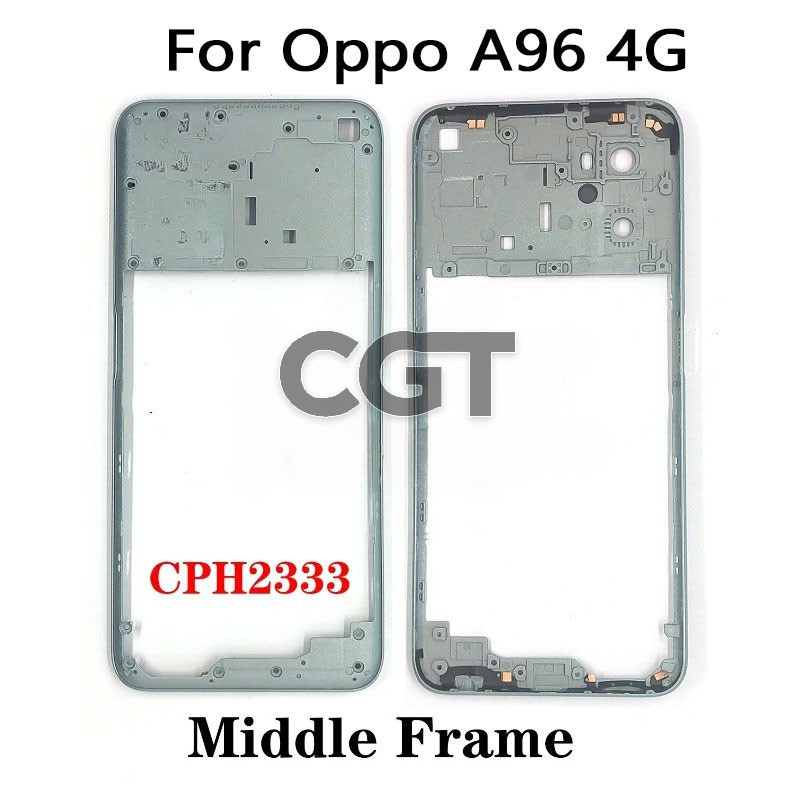 For OPPO A96 4G Middle frame +LCD Front frame Replacement | Shopee ...