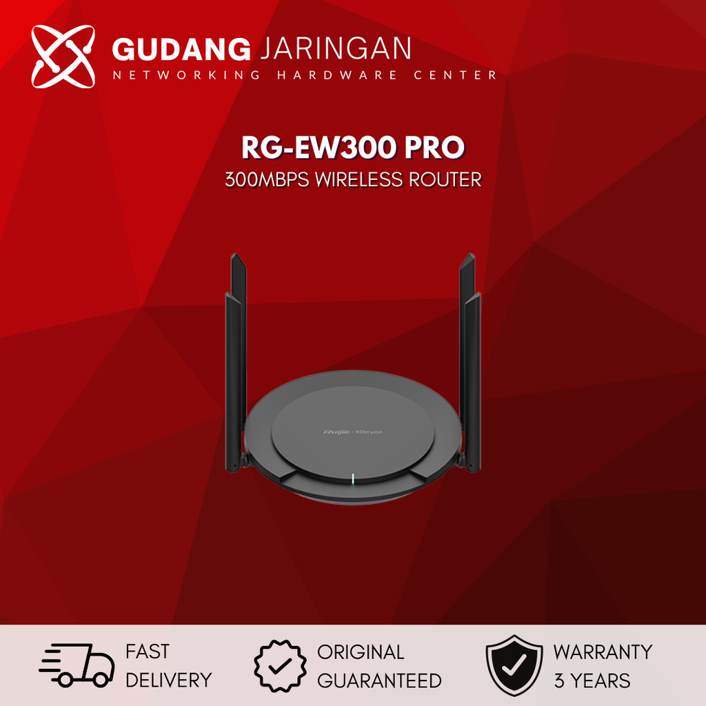 RUIJIE RG-EW300 PRO RUIJIE REYEE 300MBPS Wireless Smart Router | Shopee ...