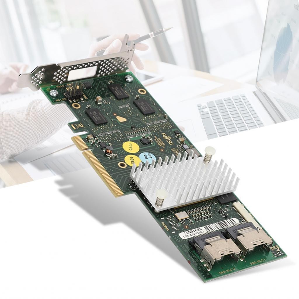 flyingshop ASHATA 8-Port SATA+SAS Controller SAS2108 6Gbs 512M Cache ...