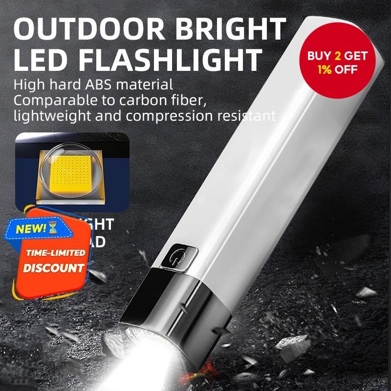 Long-Range Rechargeable Flashlight - Super Bright 1000LM, Compact ...
