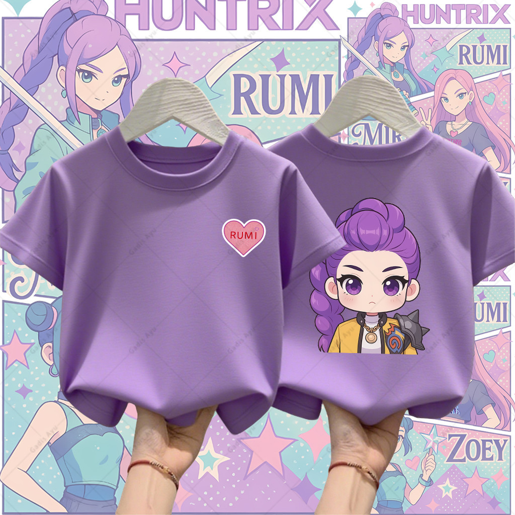 COD Kitten KPOP Demon Hunters Inspired Rumi Cotton Crew Neck Tshirt for ...