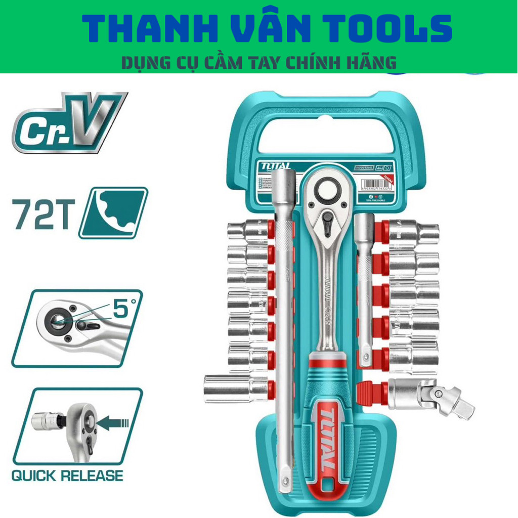 TV TOOLS Set of 17 1/2 Inch Cr-V Steel Socket Tips Total THT121171 ...