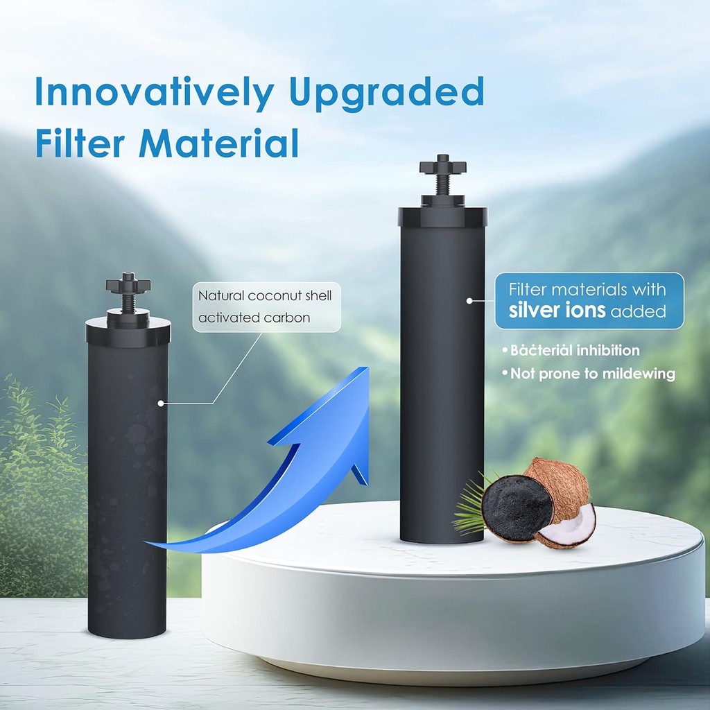 Waterdrop Upgrade NSF/ANSI 372 Certified Water Filter, Silver Ions ...