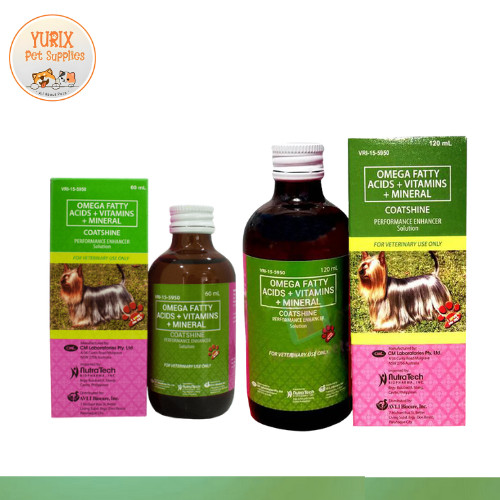 Coatshine Coat Shine w/ Omega Fatty Acids 60ml or 120ml | Shopee ...