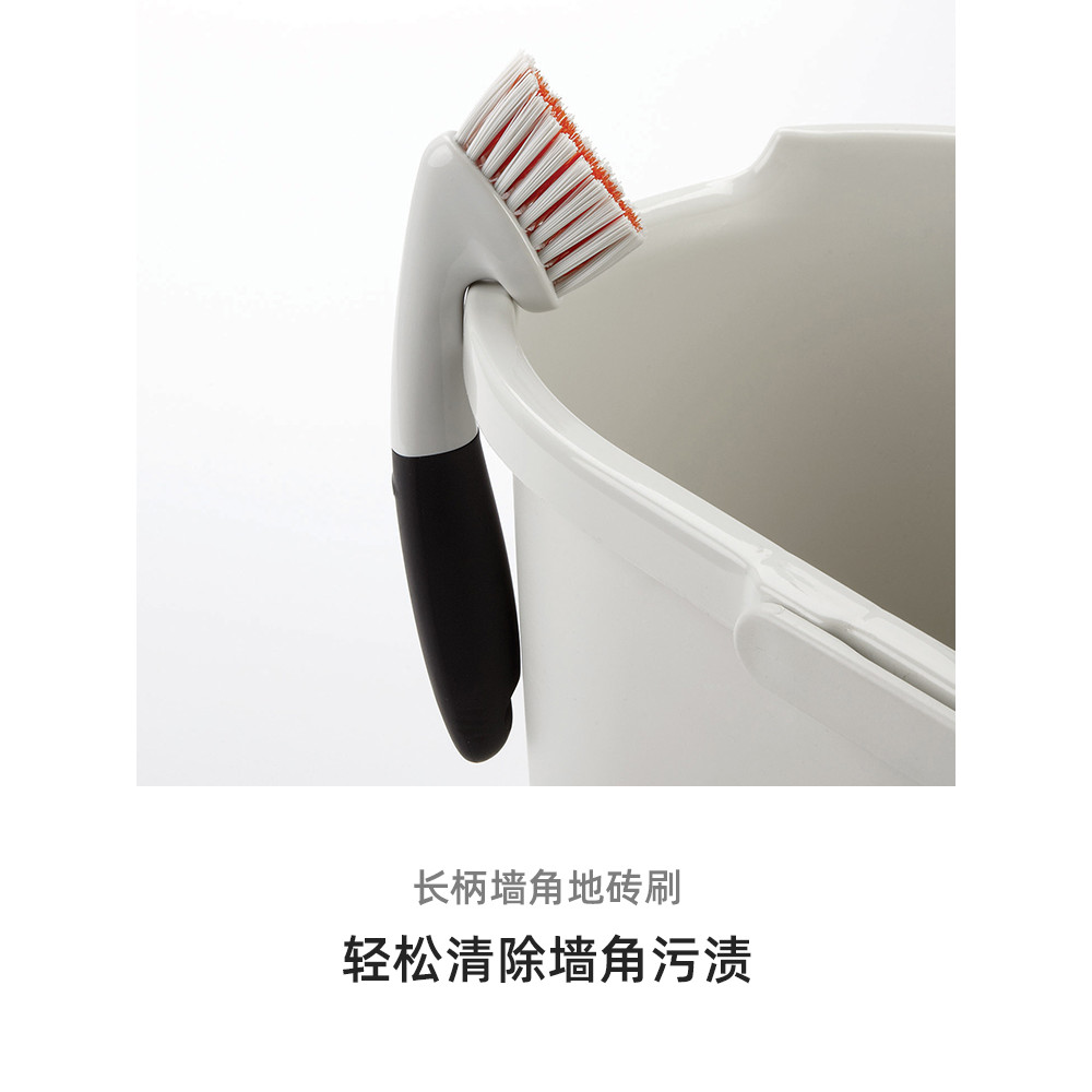 OXO OXO Crevice Brush Long Handle Corner Floor Tile Brush Cleaning ...