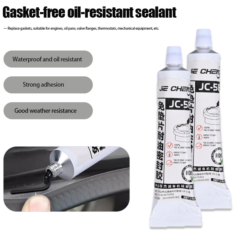 Liquid Silicone Sealant High Temp Black Engine Gasket Maker Automotive ...
