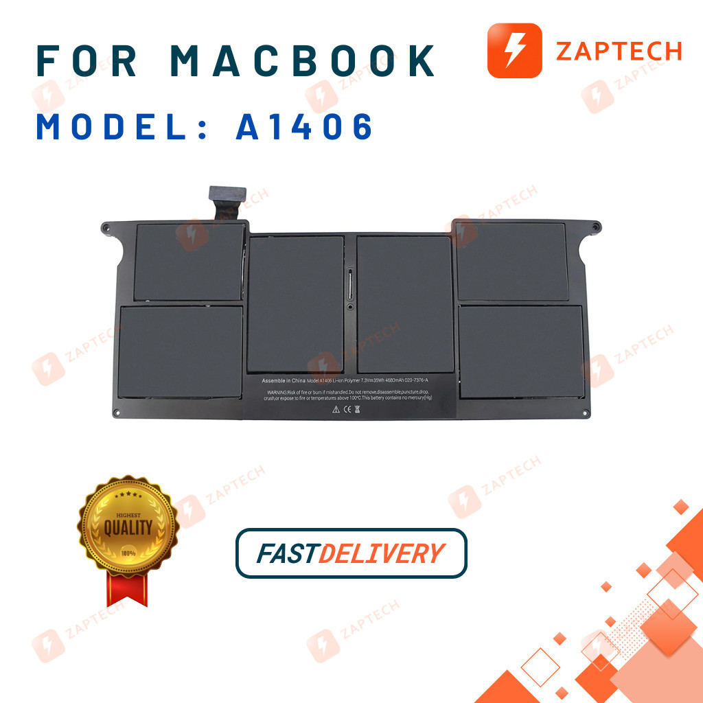 A1406 Battery for Macbook Air 11" Inch A1370 Mid 2011 A1465 2012 2013 ...