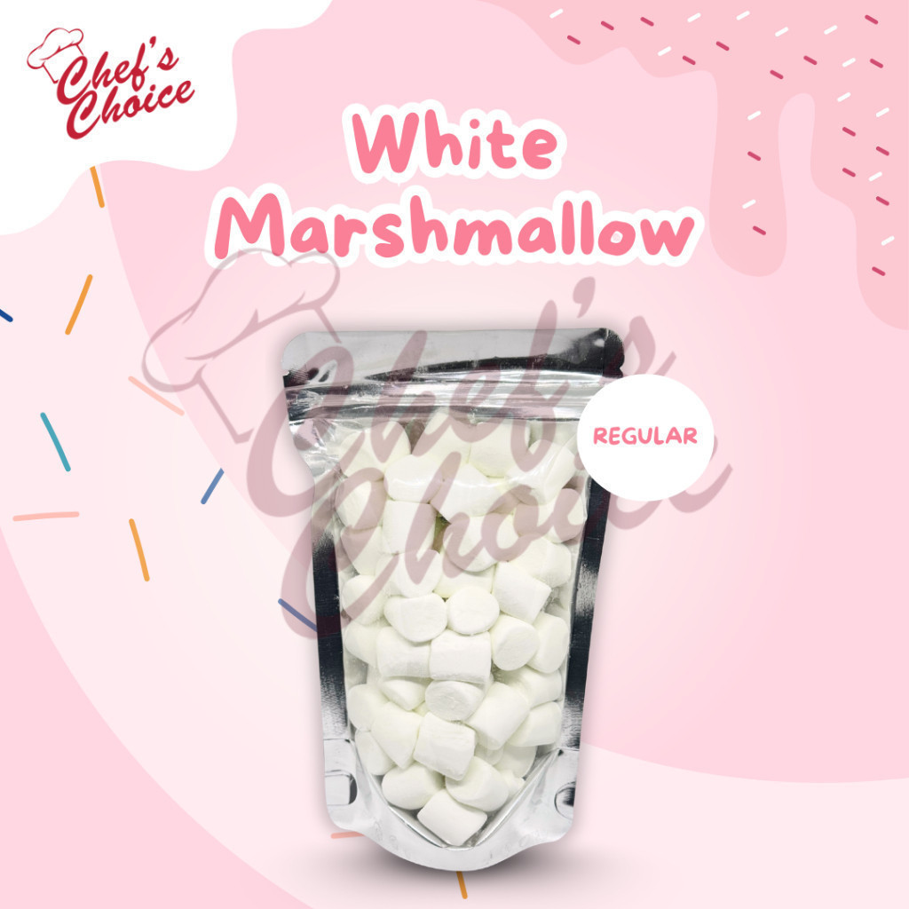 [ZIPLOCK] REGULAR WHITE Sucere Mello Marshmallows Candy Toppings 25G ...