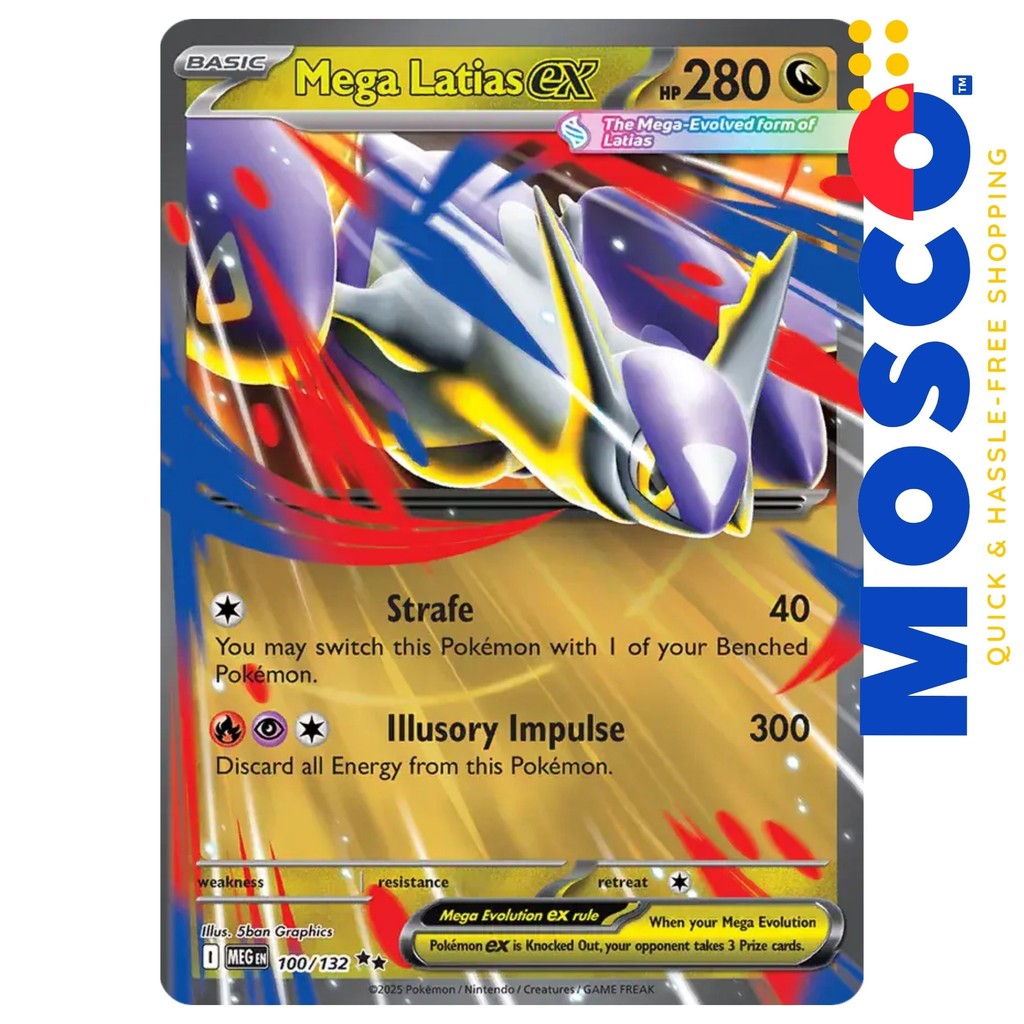 Mega Latias ex - 100/132 ME01 Mega Evolutions Base | Pokemon TCG ...