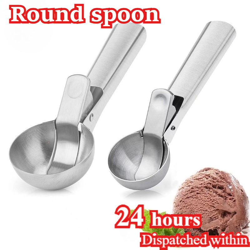 Preferred Stainless Steel Ice Cream Scoooper Cookie Dough Transper ...