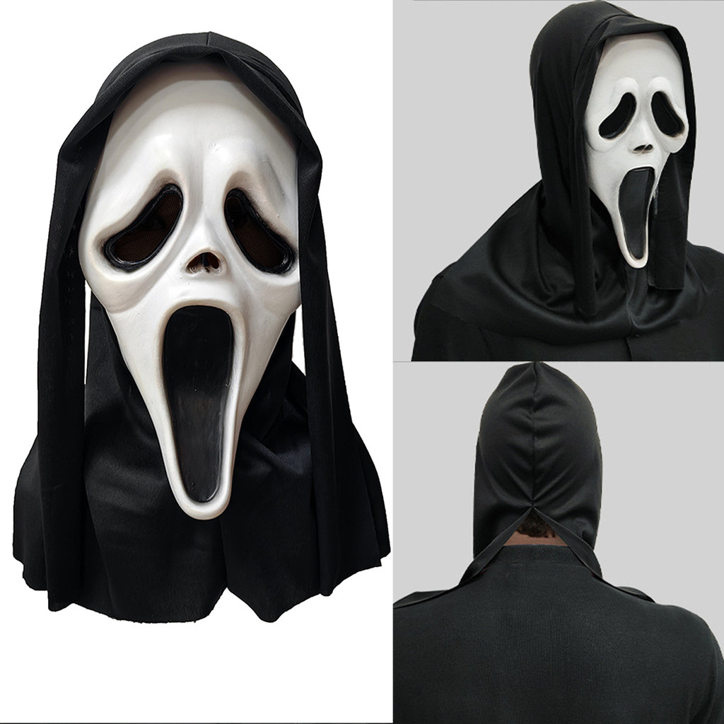 1PCS Adult Scream Mask Ghost Scream Mask Party Ghost Face Mask Cosplay ...