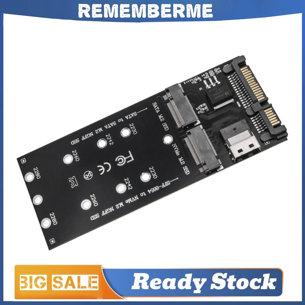 M.2 To SATA Adapter SFF-8654 To M2 NVME SSD 22Pin SATA To M2 Expansion ...