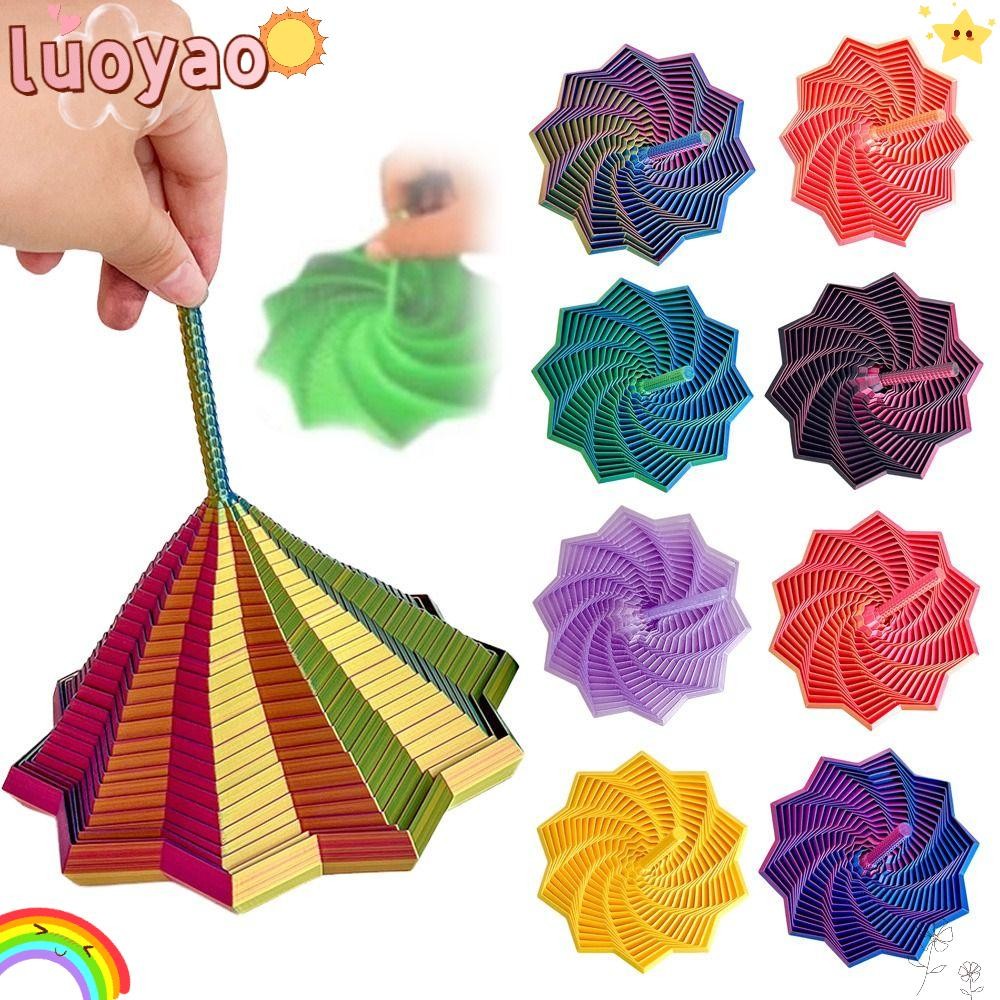 LUOYAO Expanded Sensory Fidget Star, PLA Printed Fractal Fidget Hexagon ...