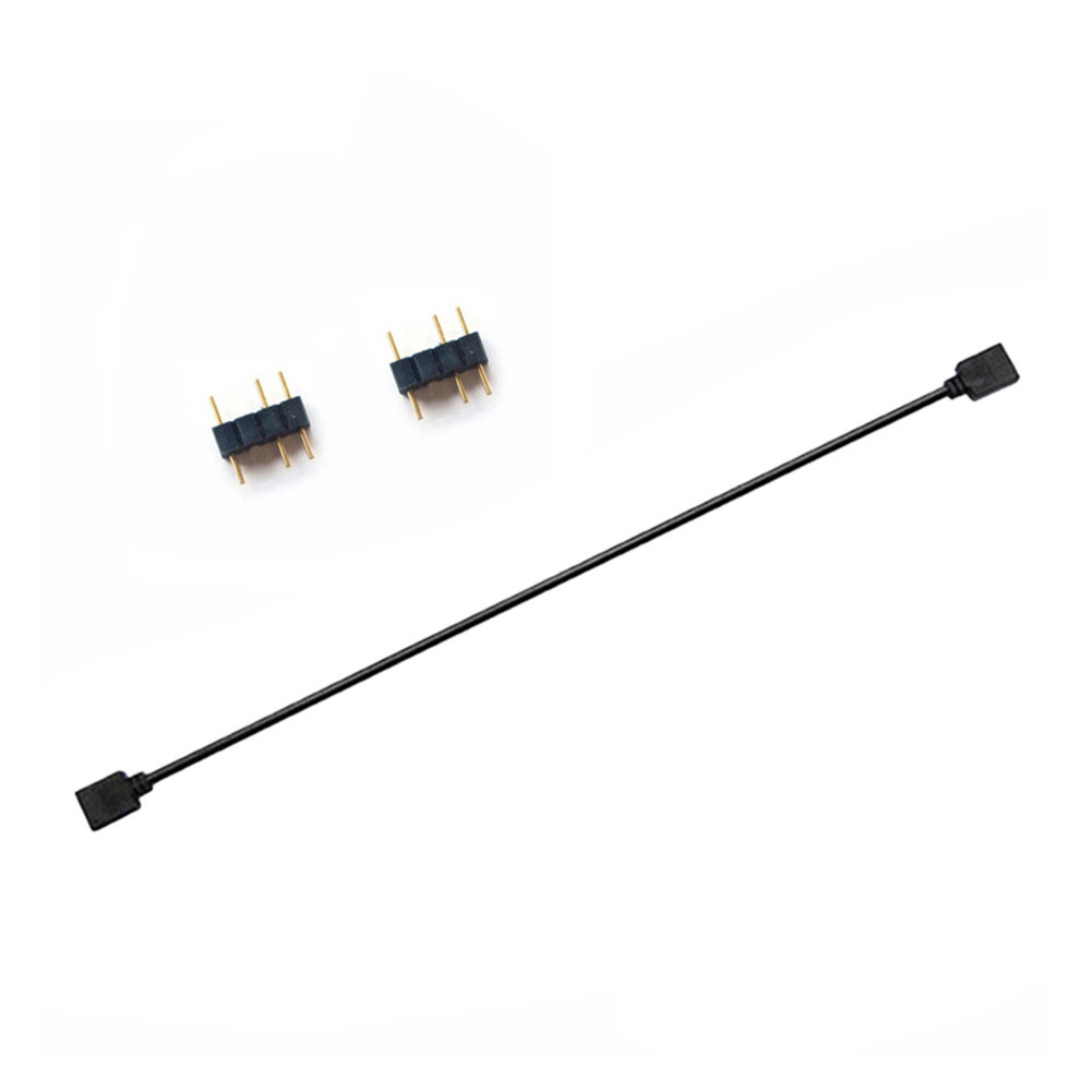 1 To 1 AURA RGB Extension Adapter Cable Computer Accessories 5V 3Pin ...