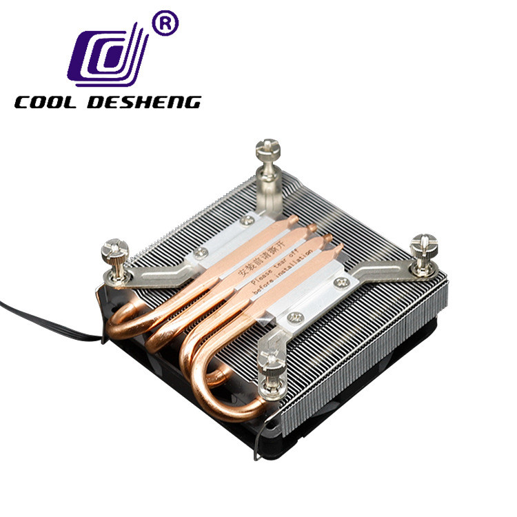 Thin ITX Push-down Small Mainframe Mini Case with Four Heat Pipes and ...