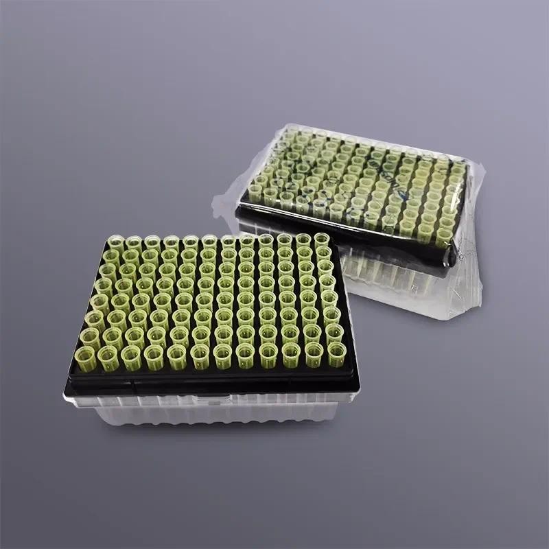 96 Pieces Biosharp Lab Pipette Tips Sterile Boxed Yellow Tips ...